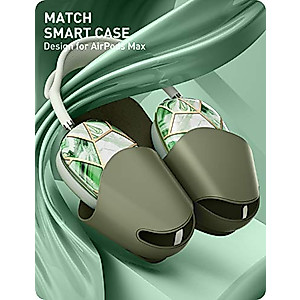 i-Blason Cosmo Case Designed for Airpods Max Headphones, Protective Stylish Earpads Case Cover Compatible with Apple AirPods Max, 1 Pair (Jade)