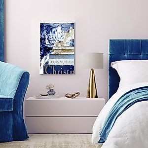 Wynwood Studio Fashion and Glam Wall Art Canvas Prints 'What's On My Mind Navy Custom' Home Décor, 16 in x 24