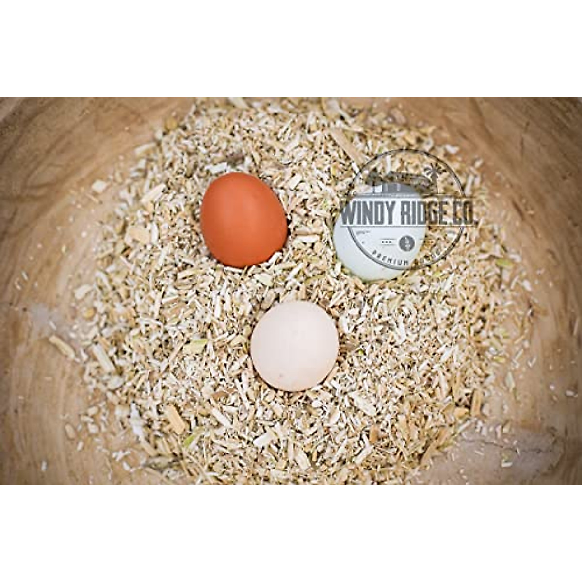 windy ridge co. Hemp Bedding for Chicken Coops, Rabbits, Horses, Small Animals, Reptiles - 33lb Bag, All Natural, Odor Absorbent, Biodegradable, Low Dust