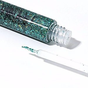 Eyret Green Liquid Eyeshadow Long Lasting Glitter Eyeliner Party Sparkle Sequins Eyeshadow Beauty Cosmetic Makeup for Women and Girls (C-Green)