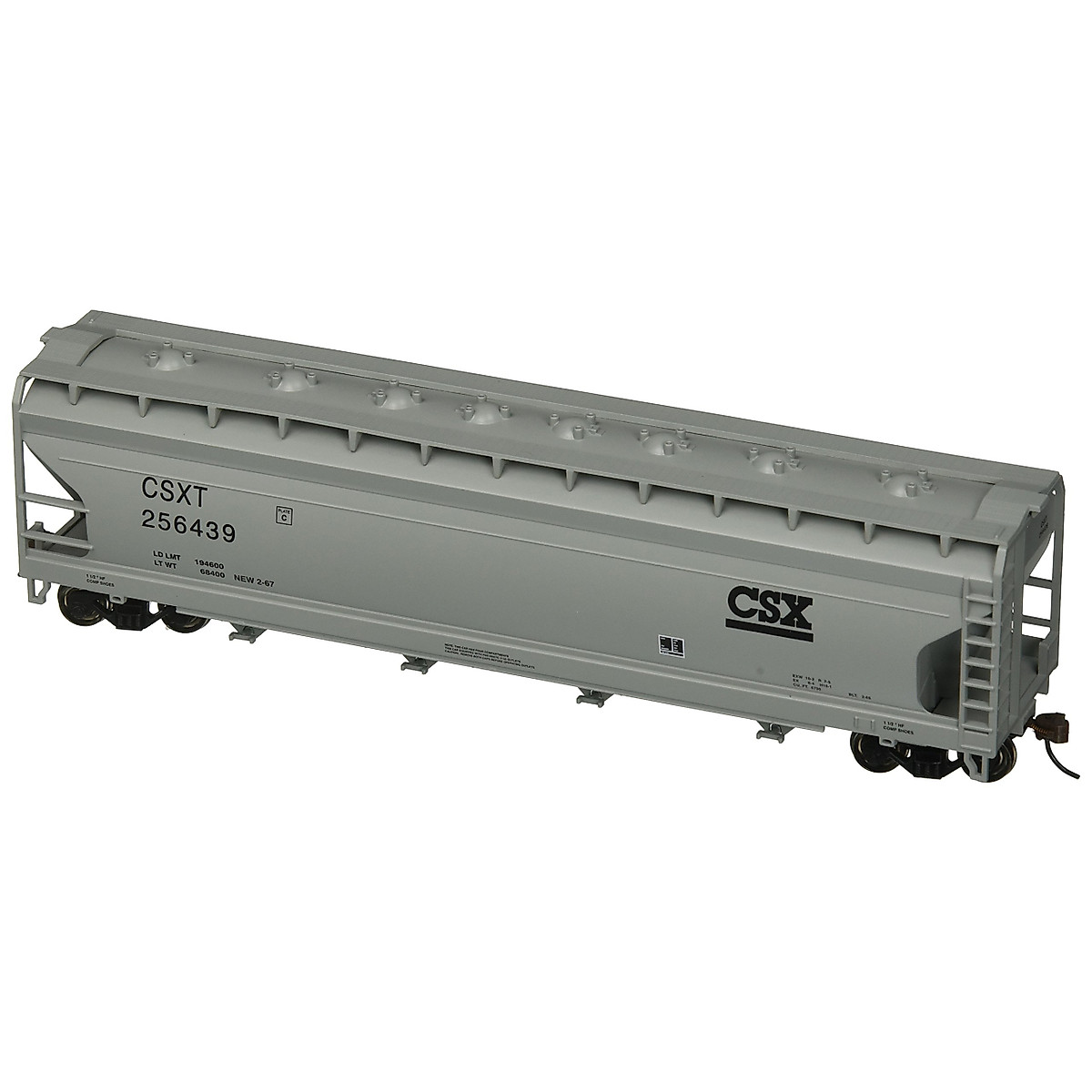 Bachmann Industries CSX #256439 ACF 56' Center-Flow Hopper (HO Scale Train)