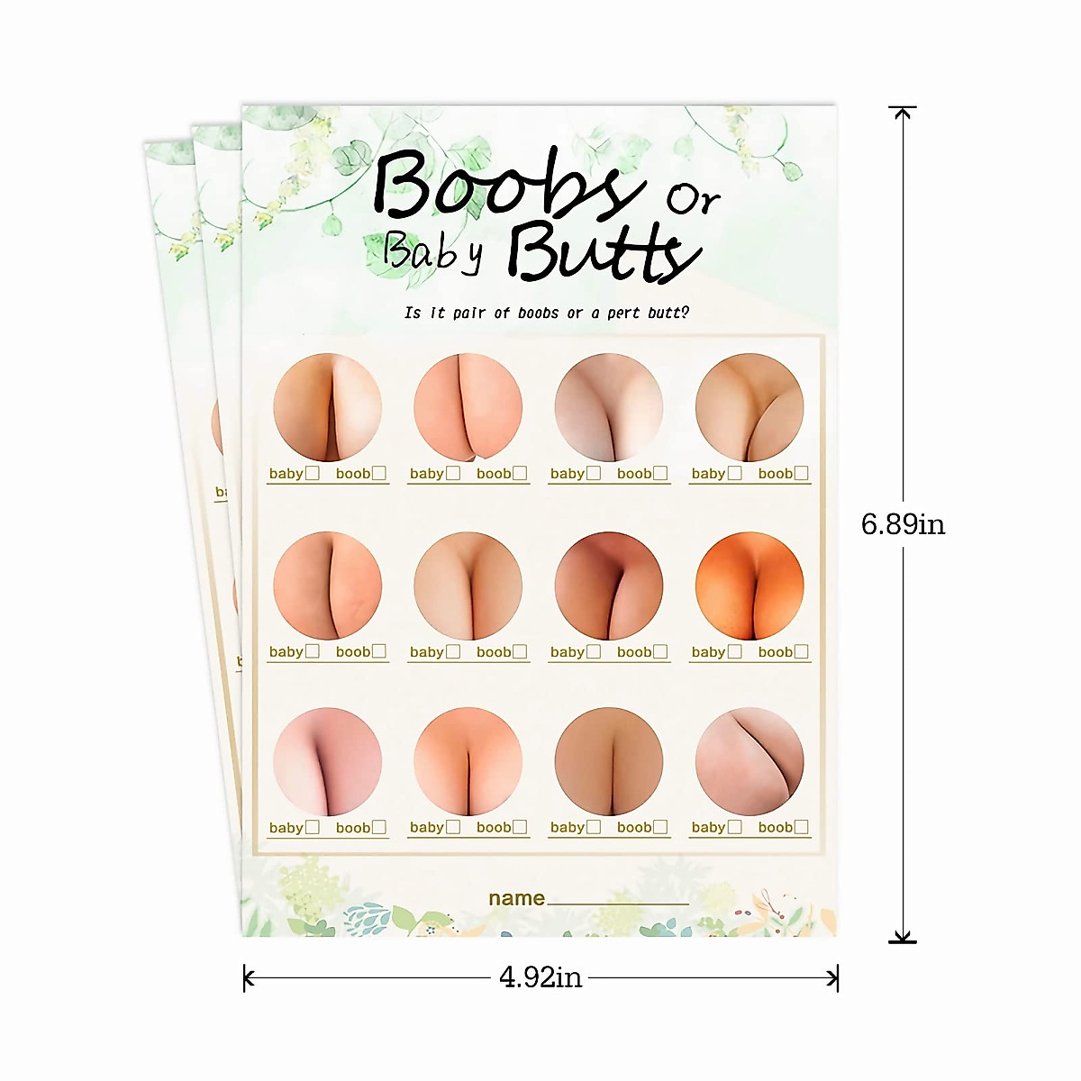 OLOUTAB 30 Baby Shower Games for Boy or Girl-Gender Neutral,Hilarious,Fun and Easy to Play,with Answer Keys