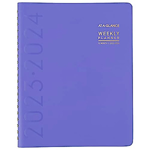 AT-A-GLANCE 2023-2024 Planner, Weekly & Monthly Academic Appointment Book, 8-1/4" x 11", Large, Contemporary (70957X1824)