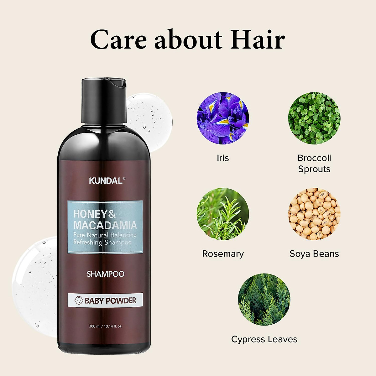 KUNDAL Natural Hair Shampoo Set [Pink Grapefruit Scent]- Ultimate Damage Hair Repair Strengthen, Nourish dry, with Honey, Argan Oil, Macadamia Oil, Free Sulfate 600ml(20.3 Fl Oz)