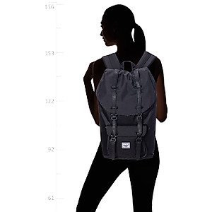 Herschel Men's Little America Classic Backpack, Black/Black, One Size