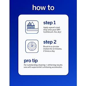 Supersmile Professional Teeth Whitening Toothpaste with Fluoride, Original Mint, 4.2 Oz