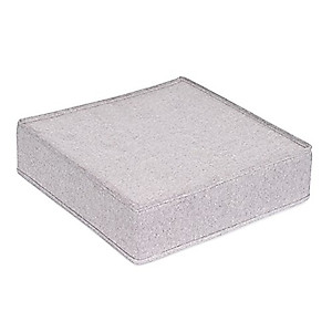 Internet's Best Small Collapsible Under the Bed Storage Bin - Small Square - 14.5 x 14.5 - Short Closet Shelf Open Storage - Rigid Frame Canvas Container