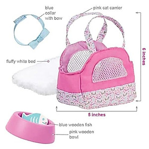 Adora Amazon Exclusive Amazing Pets - Soft and Cuddly Plush Pet for Amazing Girls Collection, Doll Accessory Set, Birthday Gift For Ages 6+ - Luna the White Kitty