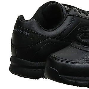 Skechers Men's Nampa Food Service Shoe, Black, 13 Wide