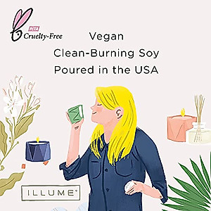 Illume 45476002000 FA La Lovely Pink Pine Winsome Glass, 24 oz. Candle, 1 EA