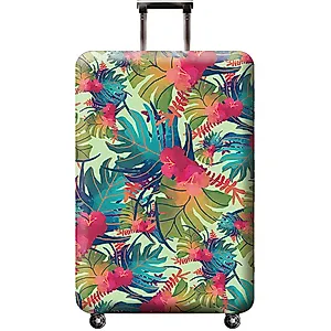 GOXUNYUAN Travel Luggage Cover, Suitcase Protector Bag Fits 26-28 Inch Luggage Colorfulmaple