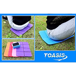 Toasis Water Proof Camping Cushion Foam Seat Pad Foldable Outdoor Sitting Mat (Olive)