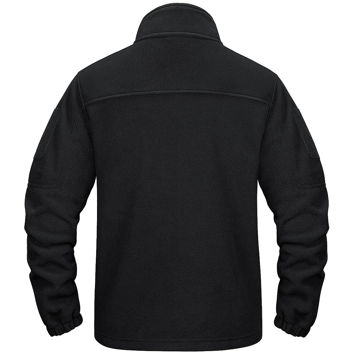 CRYSULLY Fleece Jacket Men Coat Winter Military Thicken Warm Jacket Black