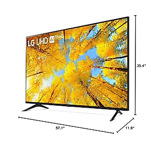 LG UQ7590PUD 65 inch HDR 4K UHD Smart TV with Movies Streaming Pack