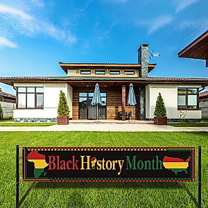 Black History Month Backdrop Banner African American National Holiday Party Photo Backdrop Black History Month Photography Background Wall Hangging Decoration