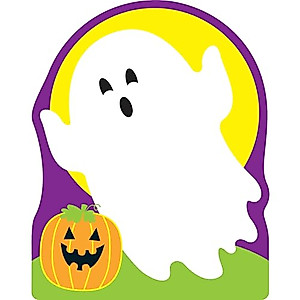Carson Dellosa 46pc Mini Halloween Bulletin Board Decorations, Halloween Cat, Halloween Ghost, Pumpkin Cutouts & More Halloween Cutouts for Cork Board, Bulletin Board, Halloween Party, Classroom Decor