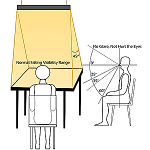 LEONLITE 4FT Anti Glare LED Linear Light Linkable, 0-10V Dimmable 100-277V Commercial-grade Architectural Suspended Lighting Fixture, Narrow Beam Angle, DLC & ETL, 40W 4600LM, 4000K Cool White, 2 Pack