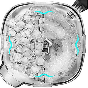 110V 2200W Electric Commercial Soundproof Blender 2.2L Fruit Juice Smoothie Maker Professional Countertop Blender with Shield Quiet Sound Enclosure for Puree, Ice Crush, Shakes and Smoothies