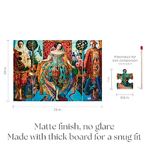 Pomegranate 1000-Piece Jigsaw Puzzle for Adults, Olga Suvorova's Dancer, Matte Finish, Snug Fit