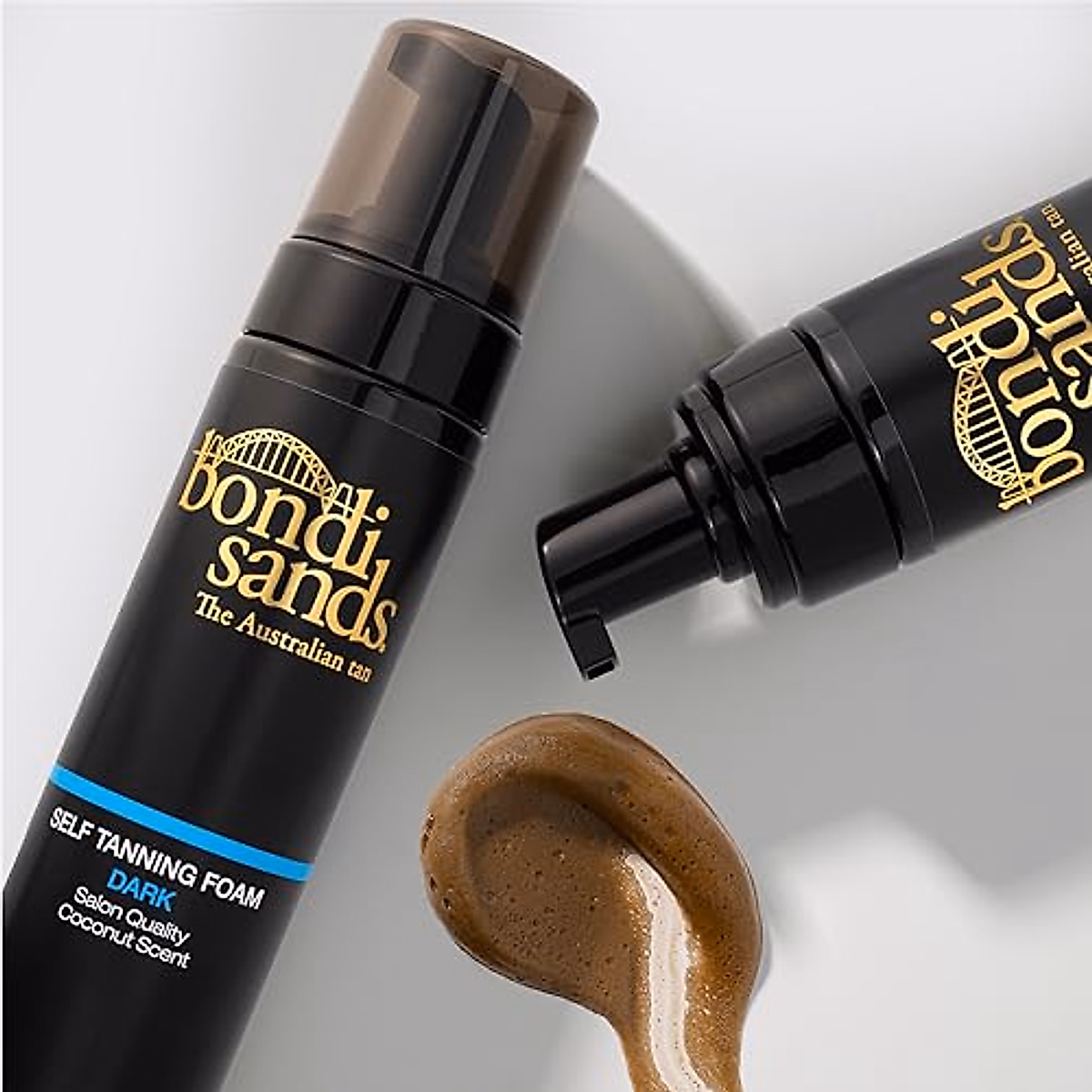 Bondi Sands Dark Self Tanning Foam | Lightweight, Self-Tanner Foam Enriched with Aloe Vera and Coconut Provides an Even, Streak-Free Tan | 6.76 oz/200 mL
