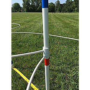 Weave Pole Guide Wires ONLY (Clip on) Set of 4 for Dog Agility. Read Description. Will ONLY fit Homemade Weave Poles Made from Factory Labeled 3/4" PVC Pipe