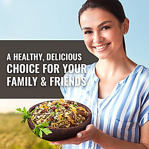 3 Packs x 14 ounces Jasmine Thai Trio, Riceberry Rice (Jasmine Black Rice), Brown Jasmine Rice and Red Jasmine Rice, Non Gluten, Non-Gmo, Kosher and Vegan - Floating Leaf