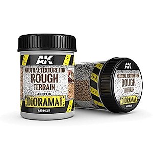 AK Interactive Diorama Effects 8025 Rough Neutral Texture 250ml