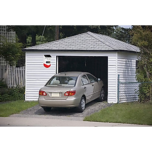 Solar Strobe Light with Motion Detector: Solar Alarm Light 120db Sound Security Siren Low False Alarm Rate Arm/Disarm by Remote Controller IP65 Waterproof for Home, Farm, Barn, Yard -DC Charging