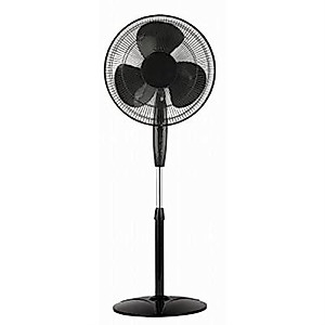 Optimus FNOP1872 Black Fan 18" Oscillating Stand Remote