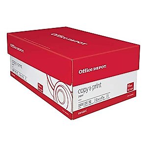Office Depot® - Copy Paper - Ledger Paper Size, 104 - US /92 - Euro Brightness, 20 lb, White - Paper - 18" x 11.4" x 6.4