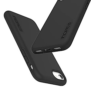 Incipio iPhone 7 Case, Hard Shell Dual Layer DualPro Case for iPhone 7-Black/Black