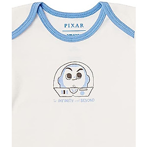 Amazon Essentials Disney | Marvel | Star Wars Baby Boys' Short-Sleeve Bodysuits, Pack of 6, Toy Story Play Nice, 12 Months