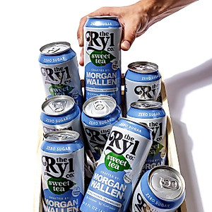 Ryl Iced Tea, Wallen's Sweet Tea, Antioxidant Superblend, Zero Sugar, Zero Carb, Low Calorie Iced Tea, 16.0 Fl Oz (12-Pack)