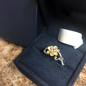 Moissanite engagement rings for women 10K 14k 18K gold 6 Style flower Wedding bands Platinum Plated Silver moissanite rings -1344