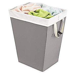 Whitmor Easycare Hamper & Laundry Bag-Greystone