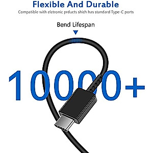 Samsung Fast Charger 25W Type C Charger, 2-Pack USB-C Fast Charger and 6FT Type C to Type C Cable for Samsung Galaxy S23,S22/S21/S20 Ultra/S23+/S22+/S21+/S21/Note 20 Ultra/Note 10+/Note 10 …