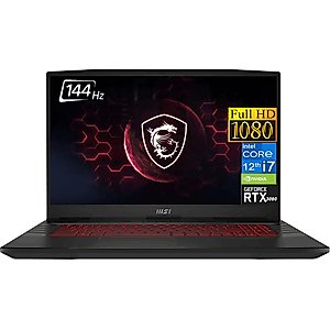 MSI Katana 15.6" FHD Gaming Laptop 2023 Newest, 12th Gen Intel Core i7-12700H Processor, NVIDIA GeForce RTX 3060, 16GB RAM, 512GB SSD, Backlit Keyboard, Windows 11 Home, Bundle with JAWFOAL