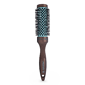 Spornette Ion Fusion 3 inch Round Brush With Thermal Ceramic Barrel And Ion-charged Anti Static Nylon Bristles For Blow Drying, Blow-outs, Curling, Styling, And Smoothing All Types Of Hair Textures