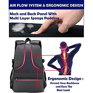 ProEtrade Extra Large Backpack Bookbag for College Laptop Travel, Fit Laptop Up to 17 inch with USB Charging Port Multi Compartment Anti theft, Gift for Women Men (Blue)