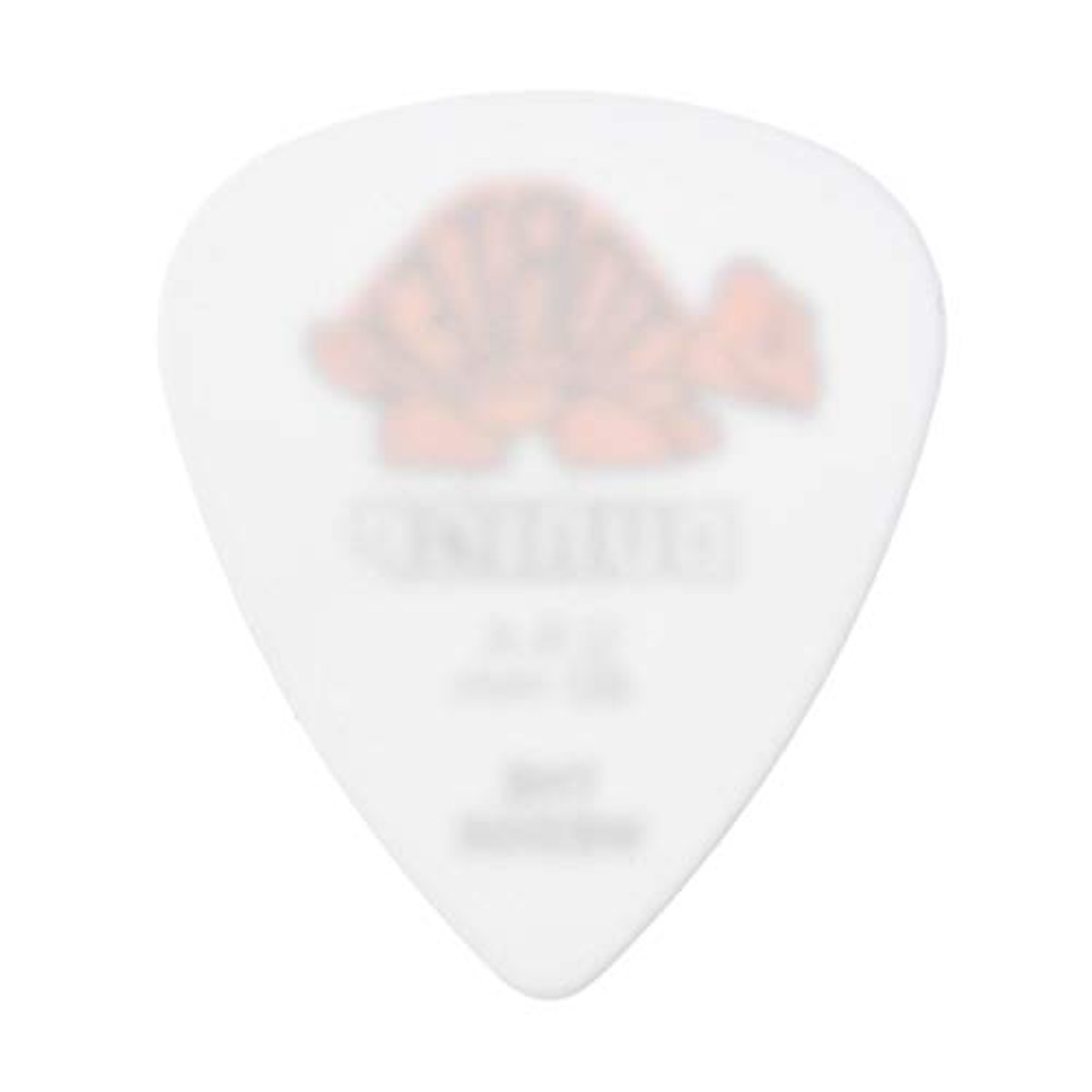 Dunlop Tortex® Wedge, White/Orange, .60mm, 12/Player's Pack