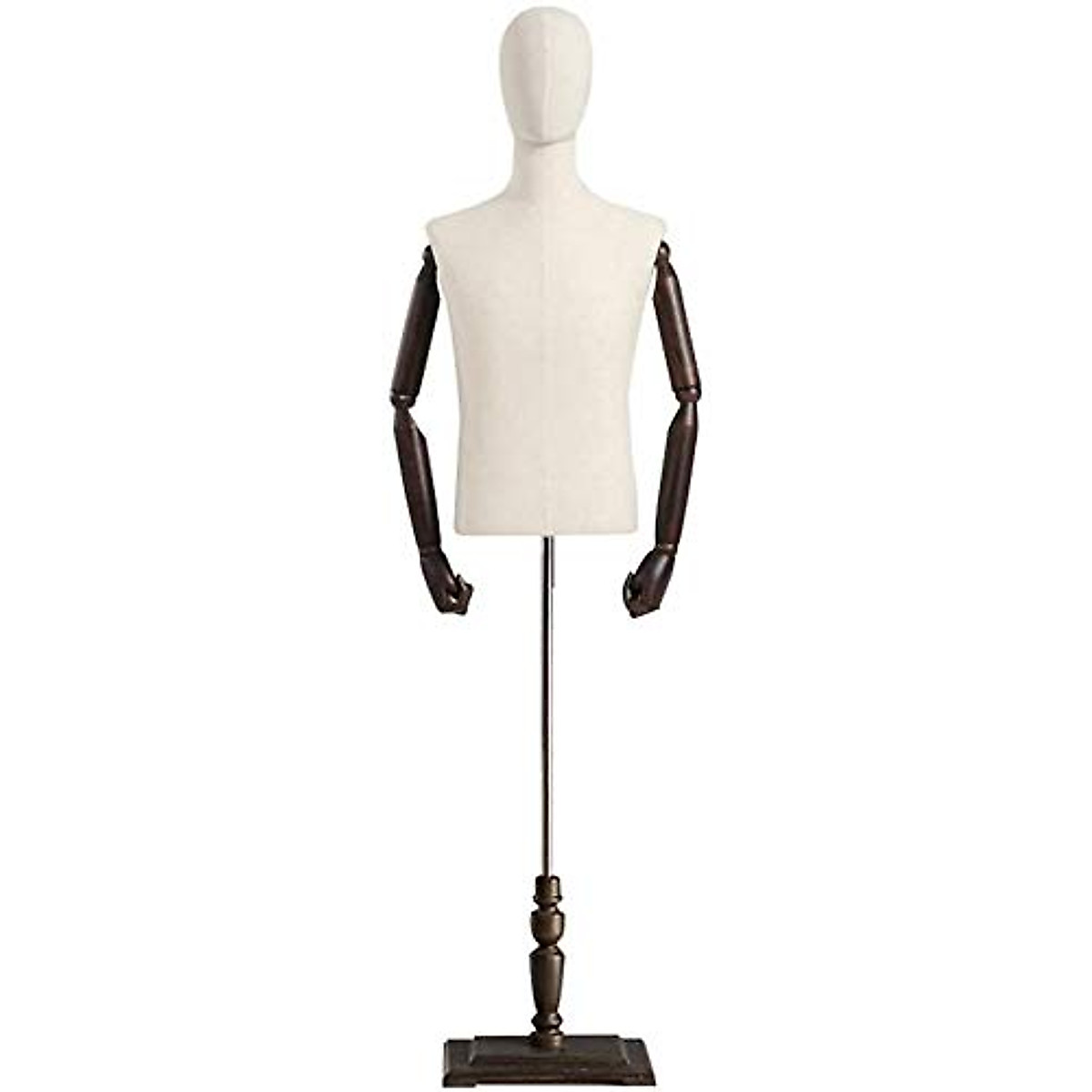 Tailors Dummy Male Manikin Dummy with Head and Arms| for Clothing Display Dressmakers Mannequin Dressmakers Dummy