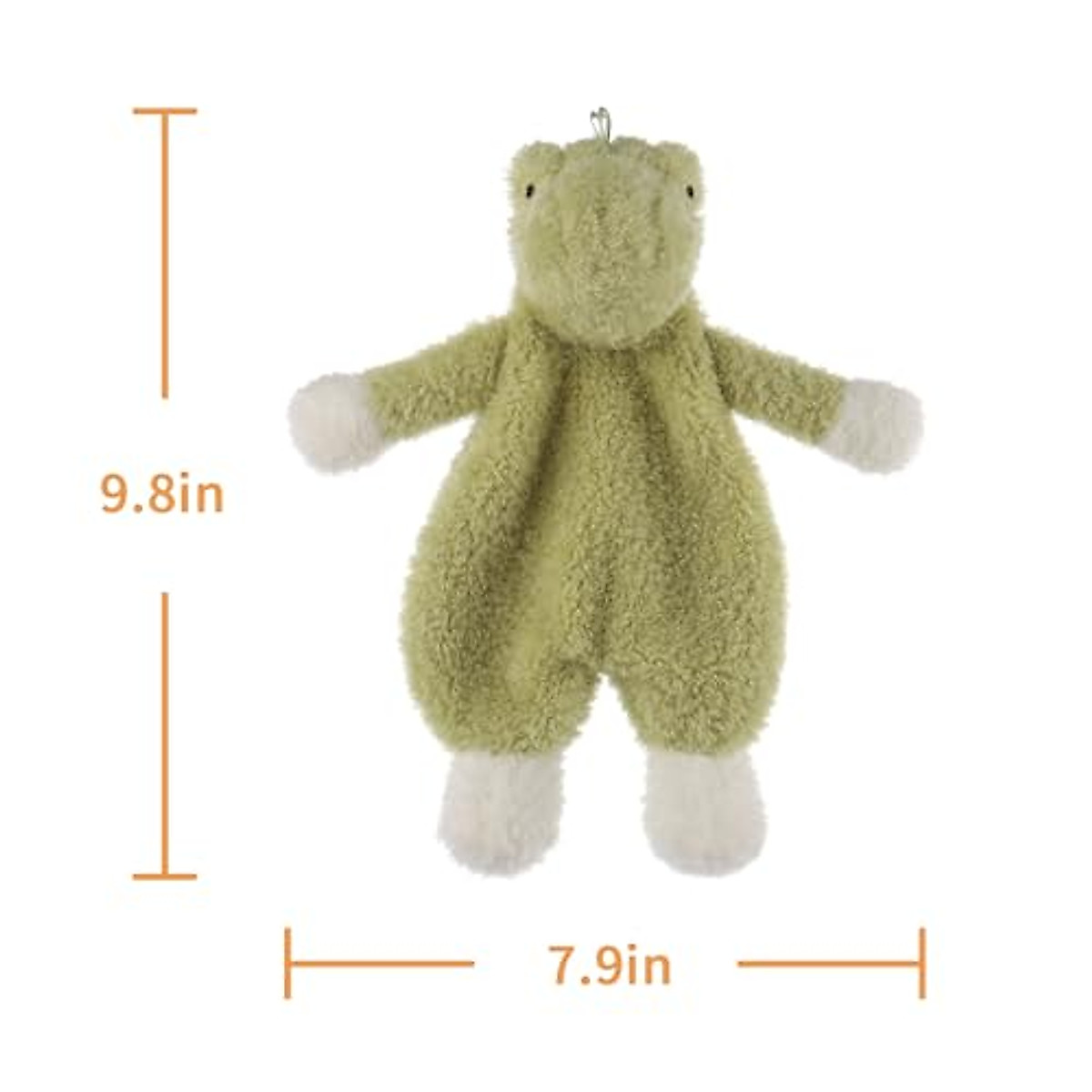 Apricot Lamb Stuffed Animals Hug Dinosaur Security Blanket Infant Snuggler Plush Baby Lovey(Hug Dinosaur, 10 Inches)