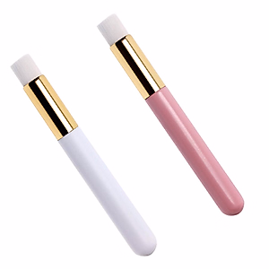 Ruwado 2 Pcs Eyelash Cleaning Brushes Extension Makeup Deep Cleaning Cosmetic Peel Off Blackhead Removal Tool for Nose Eyelash Extensions Lash Shampoo Cleanser