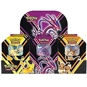 Pokémon POK80779-D6 TCG: V Powers Tin (one at Random), Mixed Colours