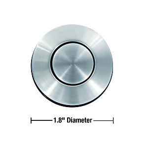 Danco 12066 Sink Top Mount Air Switch Replacement Button, Stainless Steel