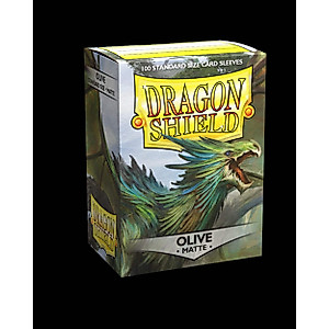 Dragon Shield Matte Black Standard Size 100 ct Card Sleeves Individual Pack