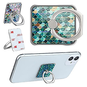 BF2Jk Phone Ring Holder Bracket Stand Kickstand for Smartphones,Tablets,Pads (Beautiful Mermaid Scales)