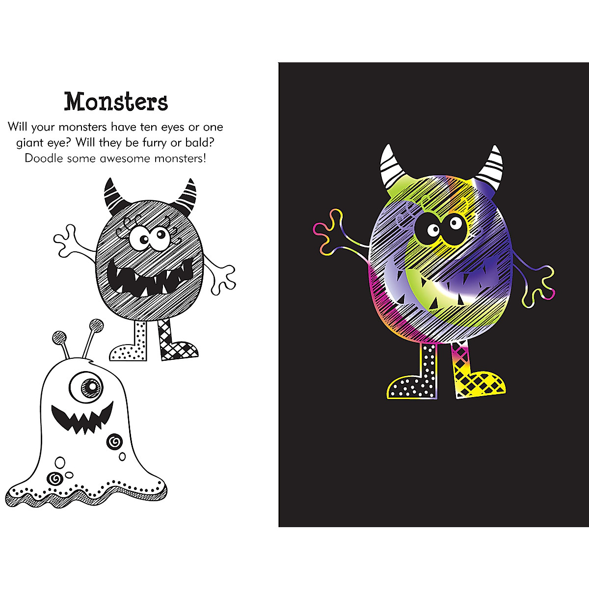 Doodle Mania Scratch & Sketch (Art, Activity Kit) (Trace-Along Scratch and Sketch)