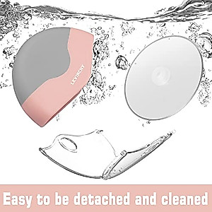 LEVINCHY Pizza Cutter Wheel, Pizza Slicer, Easy to Clean Detachable Pizza Slicer, Premium Spuer Sharp Stainless Steel, with Protective Blade Guard, Large Size, Pink