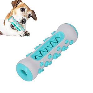 Bnineteenteam Teething Stick Dog Toy, Soothing Chew Toy Dog Dental Chew Toy Dental Chew Toy for Dogs Teeth Cleaner Doggy Brushing Sticks (Gray Blue)